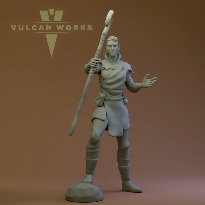 3D Printable Tolivar, Guardian of the Grove by VulcanWorks