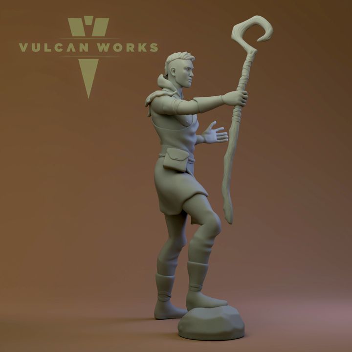 3D Printable Tolivar, Guardian of the Grove by VulcanWorks