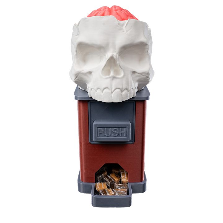 3D Printable Bone Appétit Candy Dispenser by Stlflix