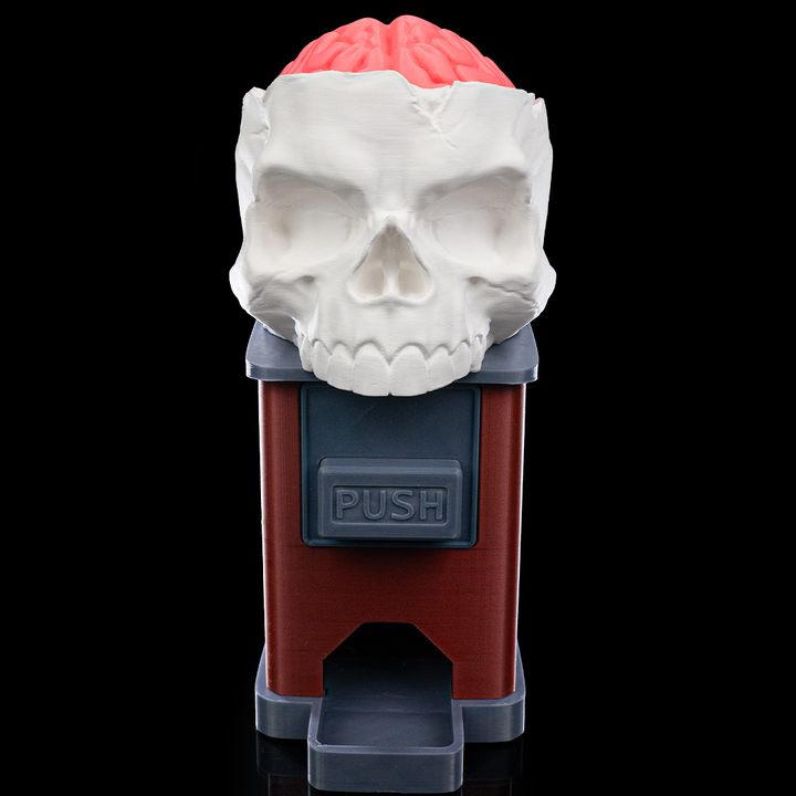 3D Printable Bone Appétit Candy Dispenser by Stlflix