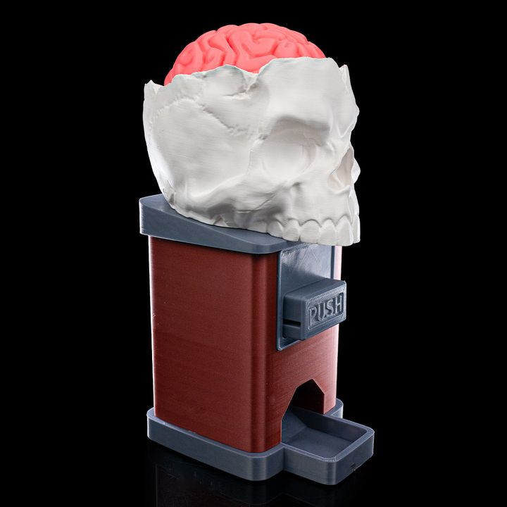 3D Printable Bone Appétit Candy Dispenser by Stlflix