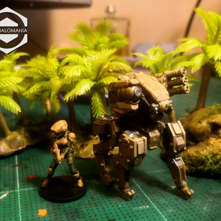 3D Printable Wendy Combat Drone (mech) by Rattapoom Kotchapong