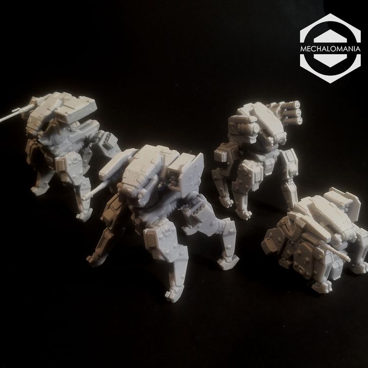 3D Printable Wendy Combat Drone (mech) by Rattapoom Kotchapong
