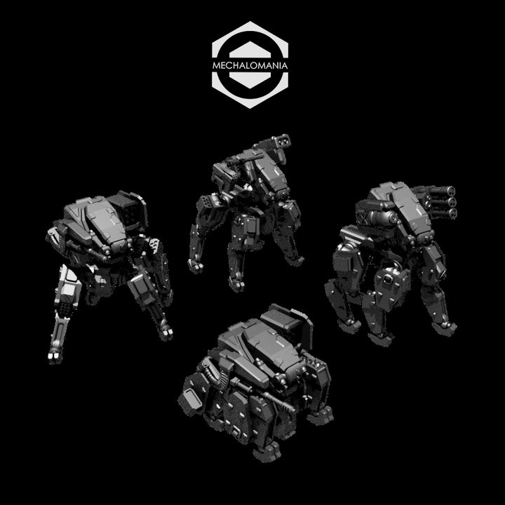 3D Printable Wendy Combat Drone (mech) by Rattapoom Kotchapong