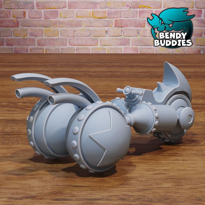 3D Printable Sunny Ship Dock System Rhino Motorcycle / Manga Three ...