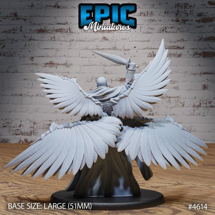 3D Printable Planetar Angel Attack / Angelic Soldier / Holy Warrior ...