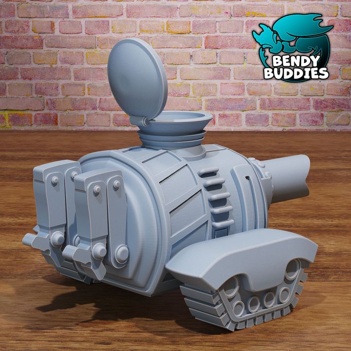 3D Printable SunnySunny Ship Dock System Brachio Tank / Manga Infantry ...