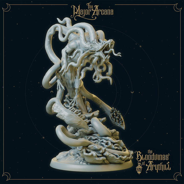 3D Printable Arythill Hound - Displacer Beast by The Major Arcana