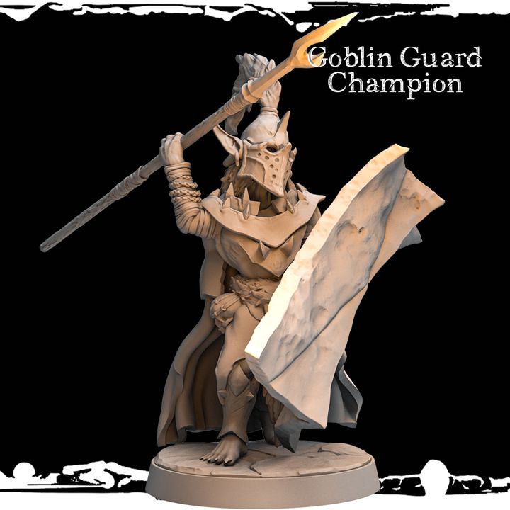 3D Printable Goblin Guard Champion - Army of Darkness: Greenskins by ...