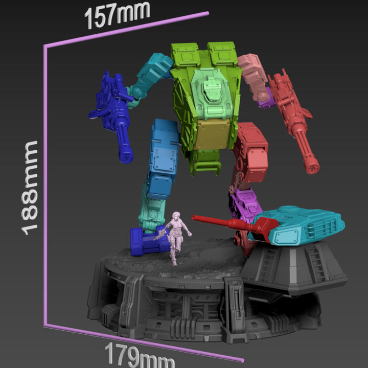 3D Printable Wolverine Poseable 100mm Set by Extra Guy
