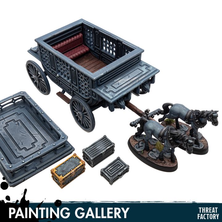 3D Printable Gothic carriage by Threat Factory