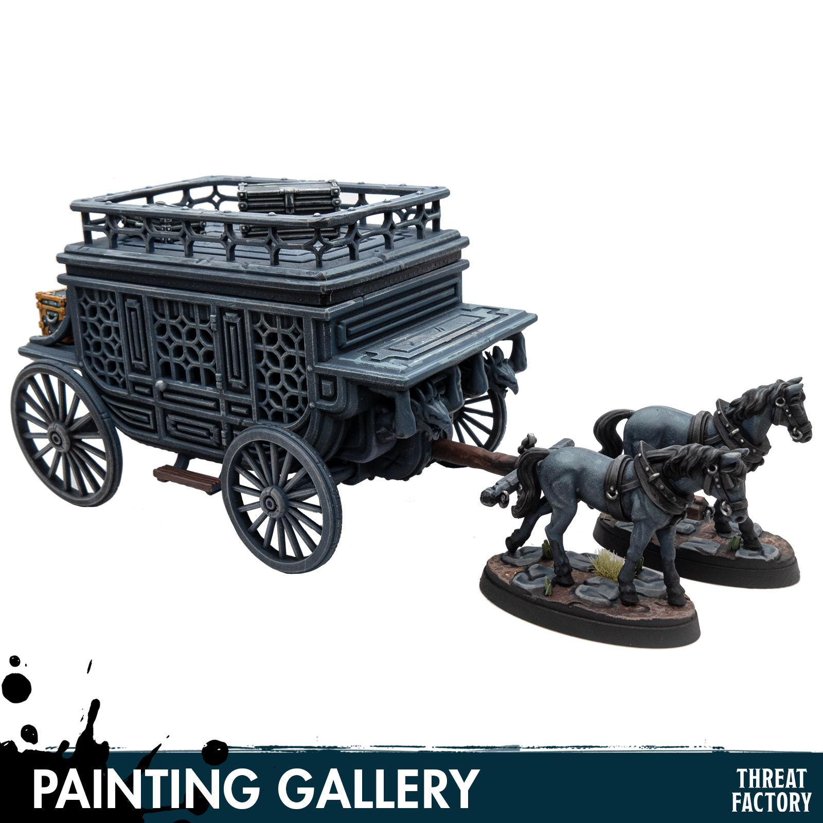 3D Printable Gothic carriage by Threat Factory