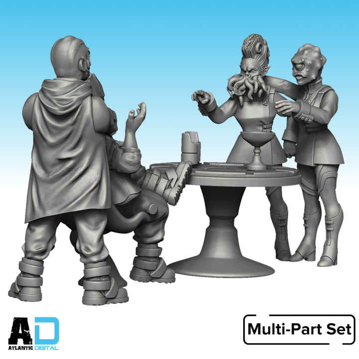 3D Printable Death Fields Spectators I: Owners and staff by Wargames ...