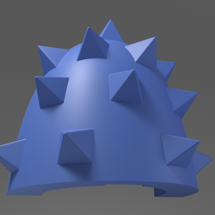 3D Printable Version Six New Scale Spiked V2 by Allan Peter Berry