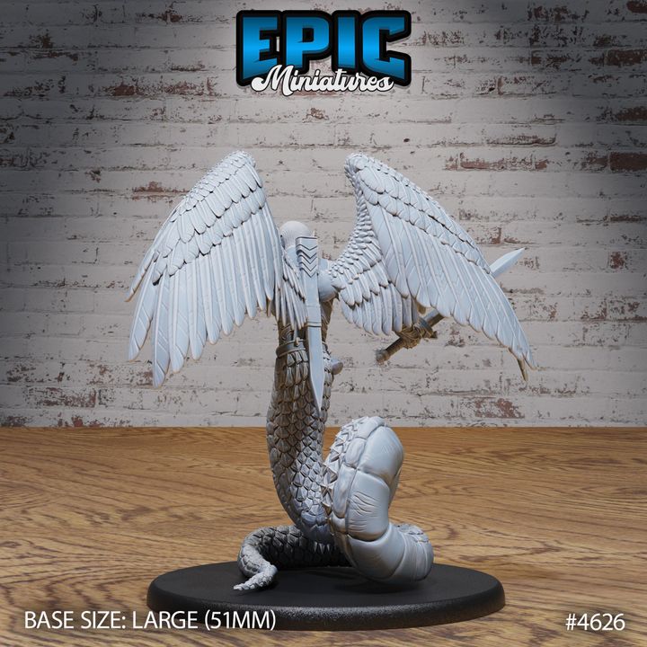 3D Printable Holy Serpent Attack / Angelic Myth Creature / Heavenly ...