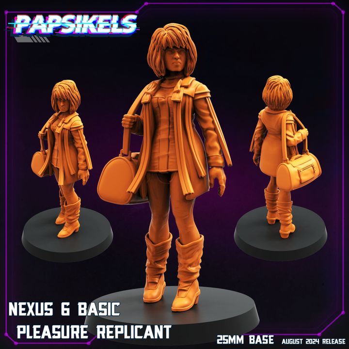 3D Printable NEXUS 6 BASIC PLEASURE REPLICANT by PAPSIKELS MINIATURES