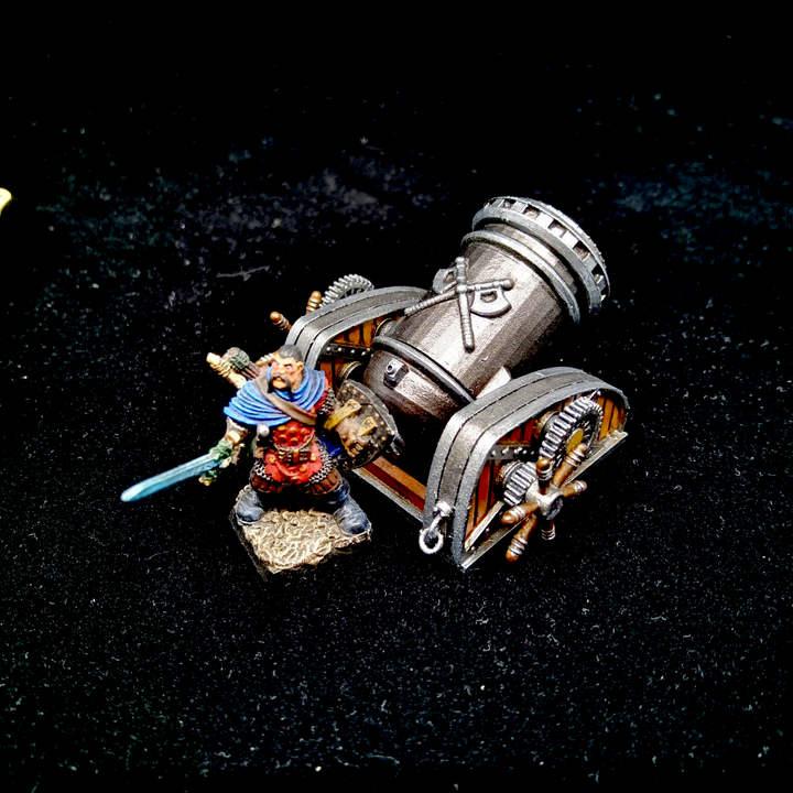 3D Printable Big Fantasy Mortar by Silveraxesmodeling