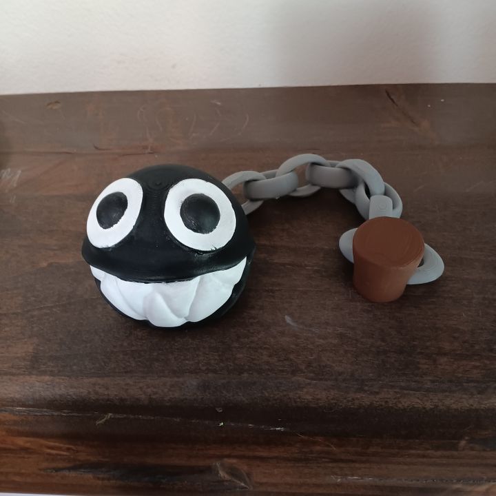 3D Printable Chain Chomp - Flexi Fidget toy by tim