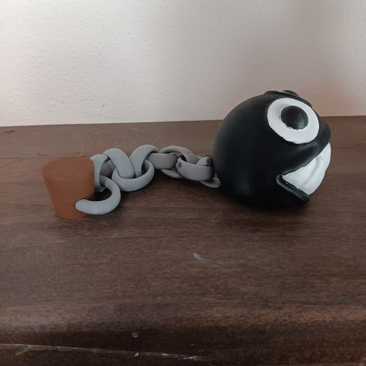 3D Printable Chain Chomp - Flexi Fidget toy by tim