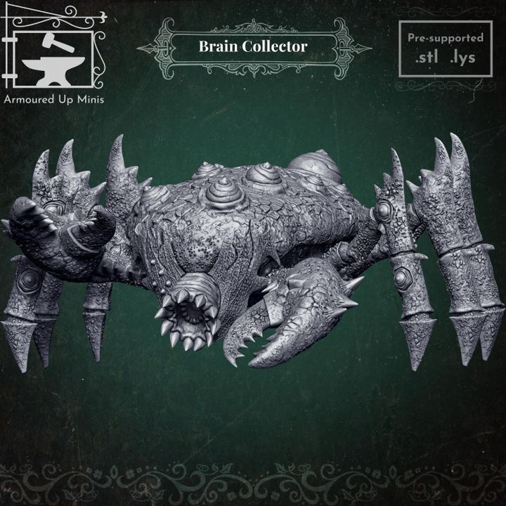 3D Printable Brain Collector by Armoured Up Minis