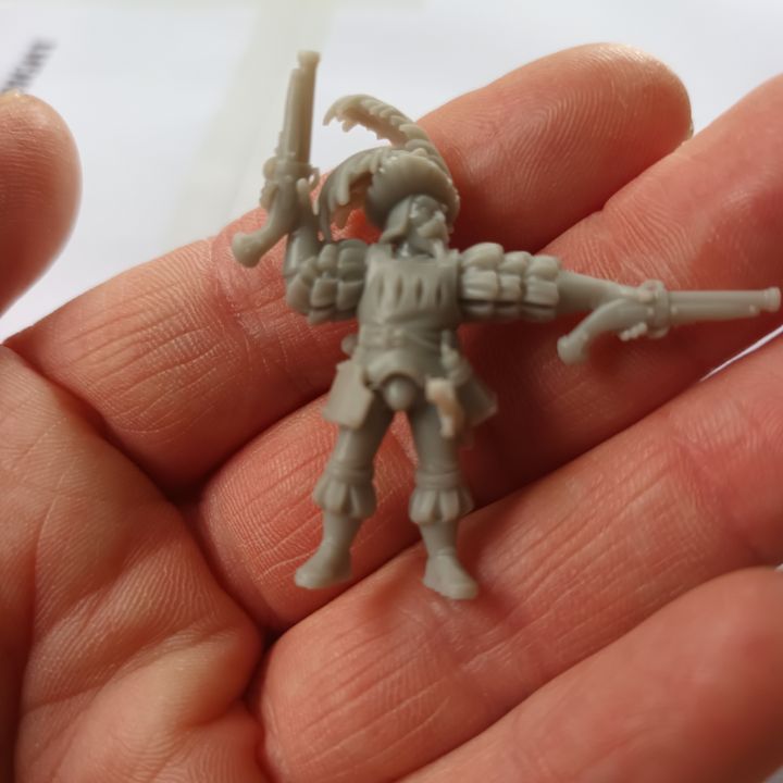 3D Print of Sunland Duelist - Highlands Miniatures by GunwitchUK