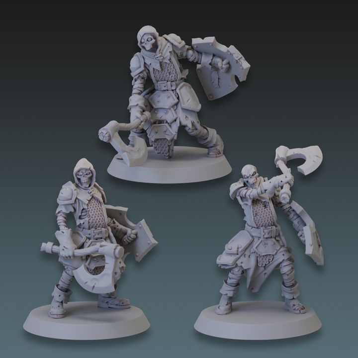 3D Printable Risen Footsoldiers - Muster Expansion by Strange Plastic