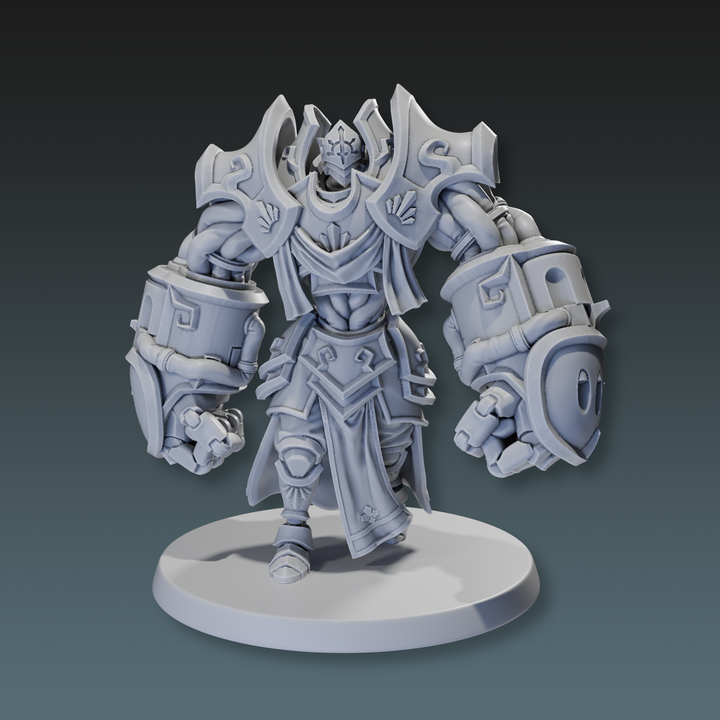 3D Printable Shard Knight - Hero Expansion by Strange Plastic