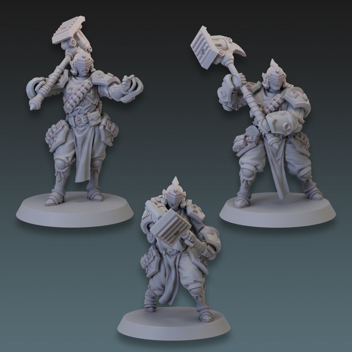 3D Printable Wardens - Muster Expansion by Strange Plastic