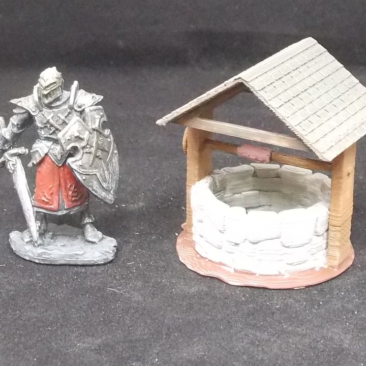 3D Printable Fantasy Well by Michael Crossman