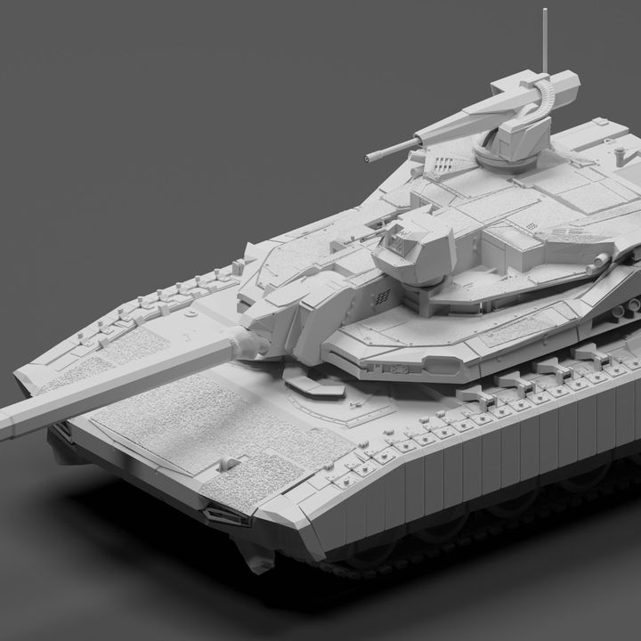 3D Printable French AMX 56 Leclerc Evolution by The Military Industrial ...