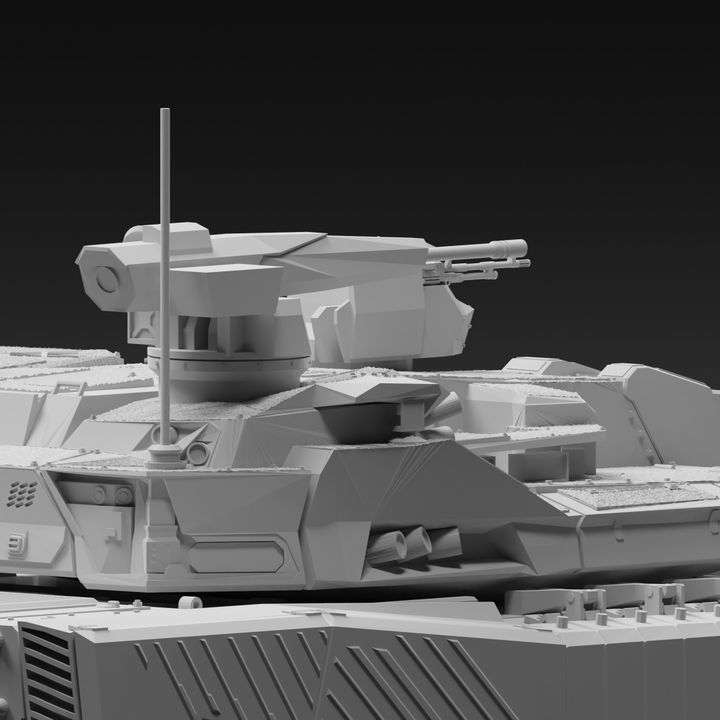 3D Printable French AMX 56 Leclerc Evolution by The Military Industrial ...