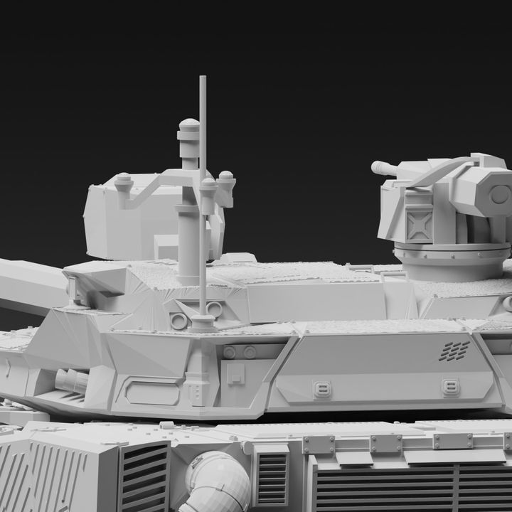 3D Printable French AMX 56 Leclerc Evolution by The Military Industrial ...