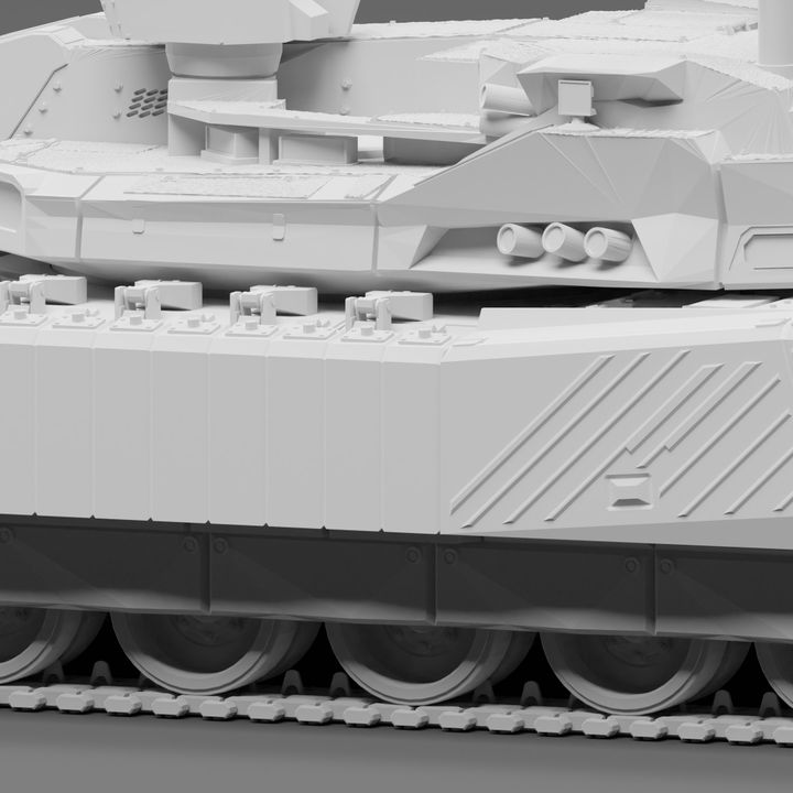 3D Printable French AMX 56 Leclerc Evolution by The Military Industrial ...