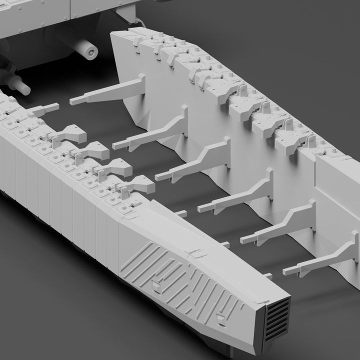 3D Printable French AMX 56 Leclerc Evolution by The Military Industrial ...