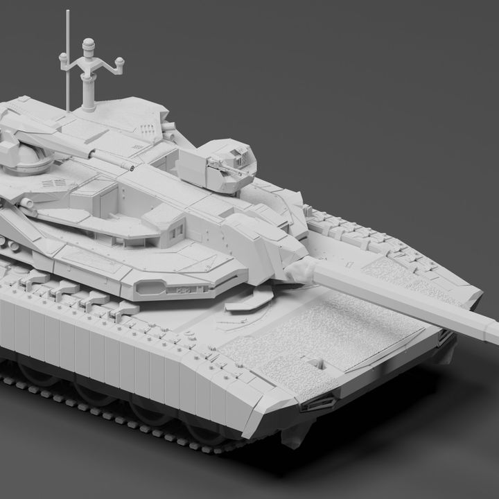 3D Printable French AMX 56 Leclerc Evolution by The Military Industrial ...