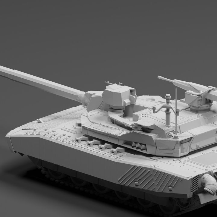 3D Printable French AMX 56 Leclerc Evolution by The Military Industrial ...