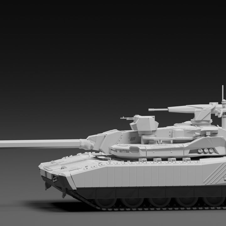 3D Printable French AMX 56 Leclerc Evolution by The Military Industrial ...