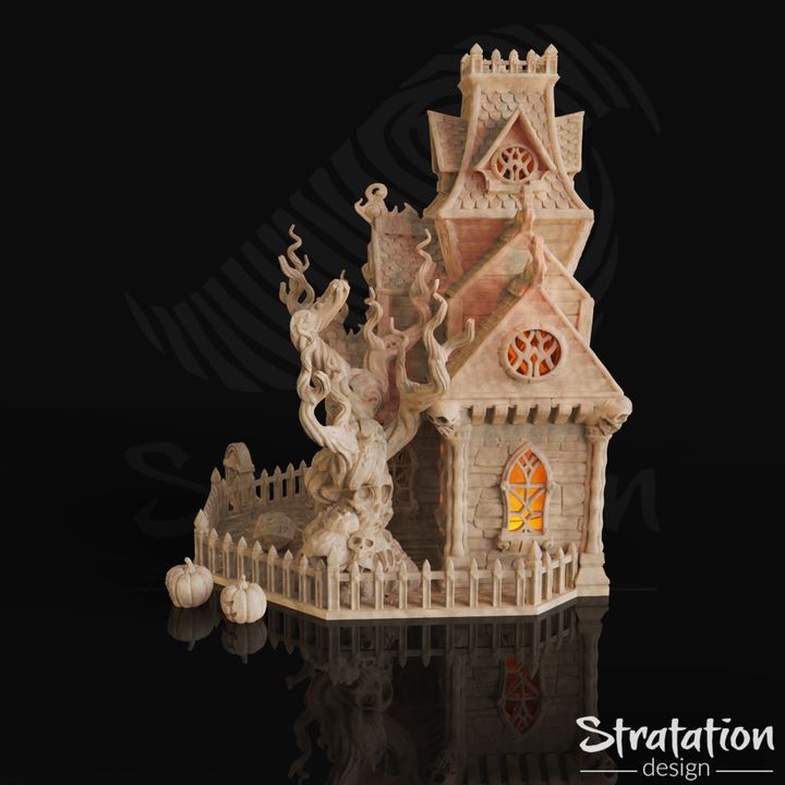 3D Printable Macabre Domain Halloween Collection by Stratation Design