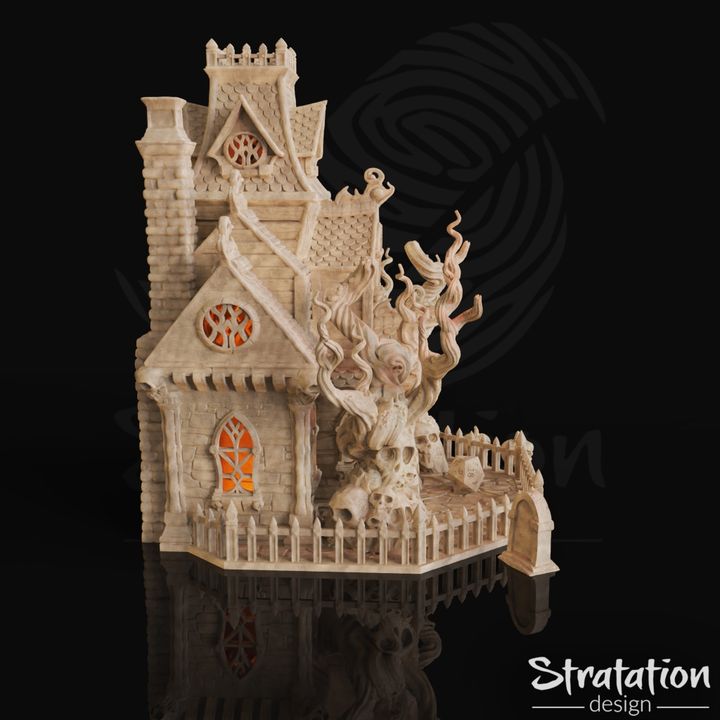 3D Printable Macabre Domain Halloween Collection by Stratation Design