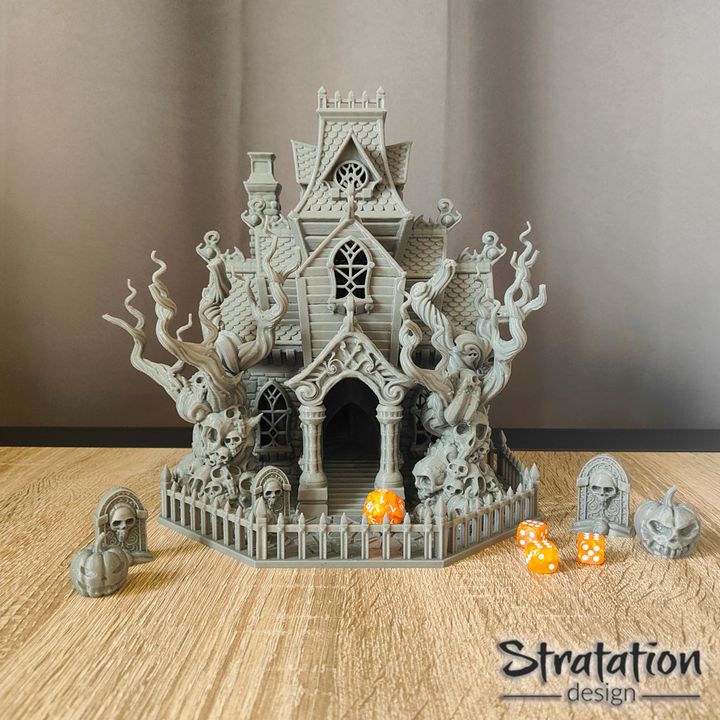 3D Printable Macabre Domain Halloween Collection by Stratation Design