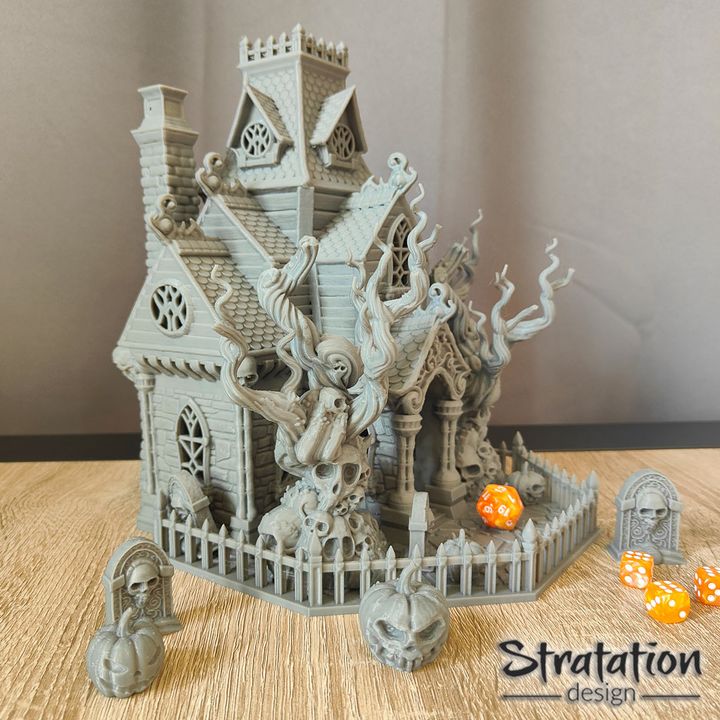 3D Printable Macabre Domain Halloween Collection by Stratation Design