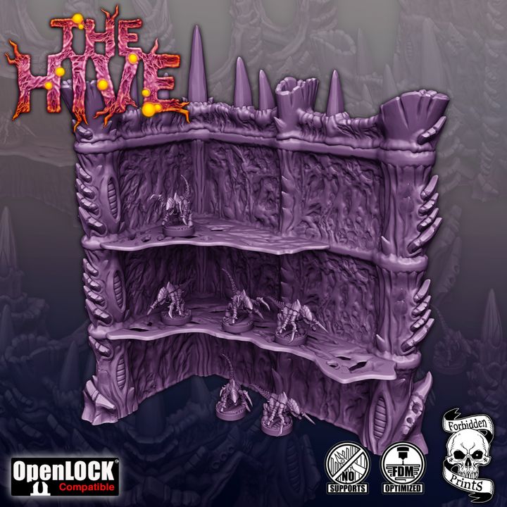 3D Printable The Hive - Bug Ruins BUNDLE! Set by Forbidden Prints