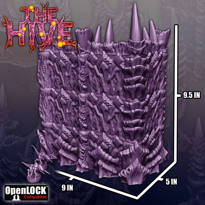 3D Printable The Hive - Bug Ruins BUNDLE! Set by Forbidden Prints