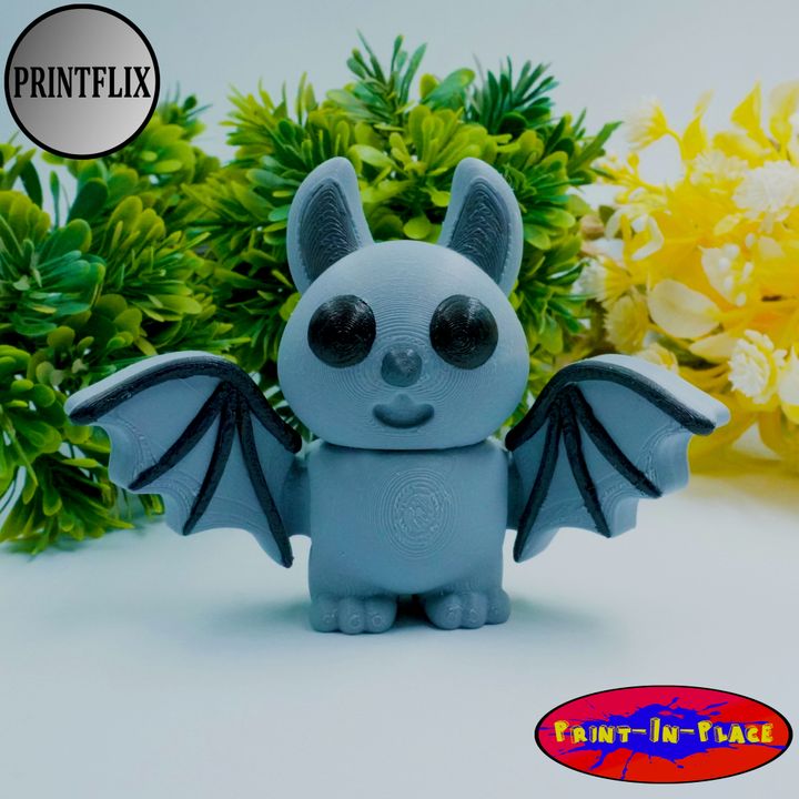 3D Printable FLEXI TINY BAT by Printflix
