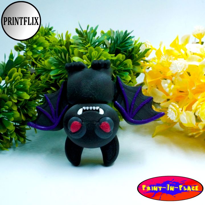 3D Printable FLEXI TINY BAT by Printflix