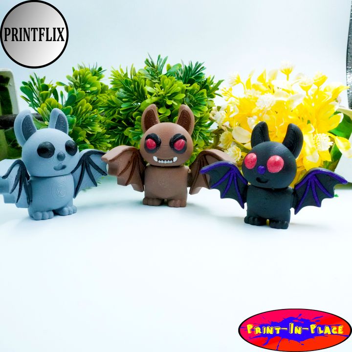3D Printable FLEXI TINY BAT by Printflix