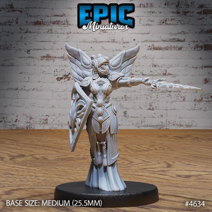 3D Printable Astral Deva / Angelic Soldier / Holy Warrior / Heavenly ...