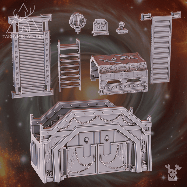 3D Printable Bridge and Props Terrain (Fortress of Vengeance) by ...