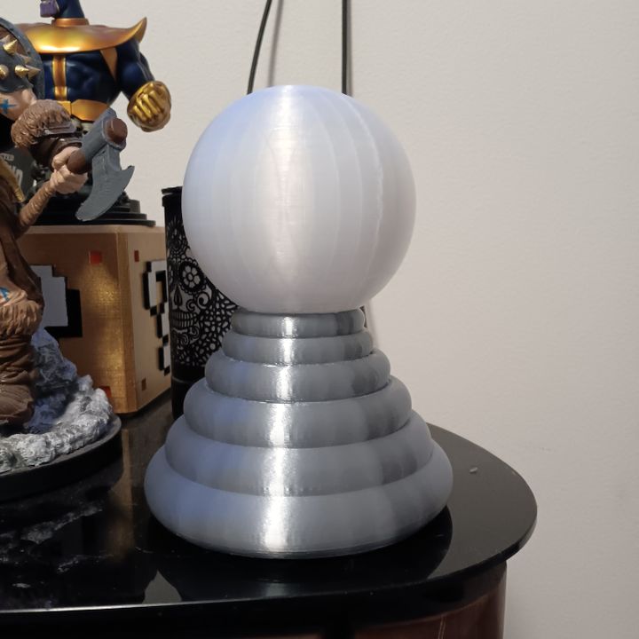 3D Printable Tesla coil desk lamp by tim