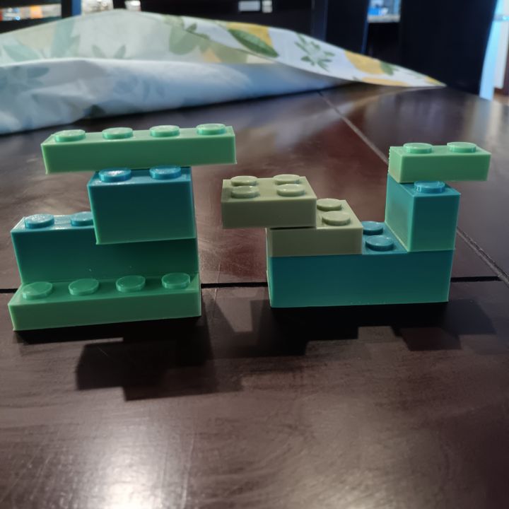 3D Printable Tim's Knock off blocks - pack 1 by tim